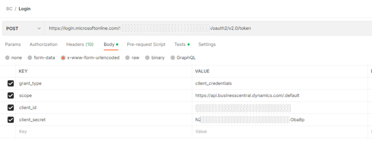 Como consumir una API de Business Central - Daniel Córdoba Cárdenas